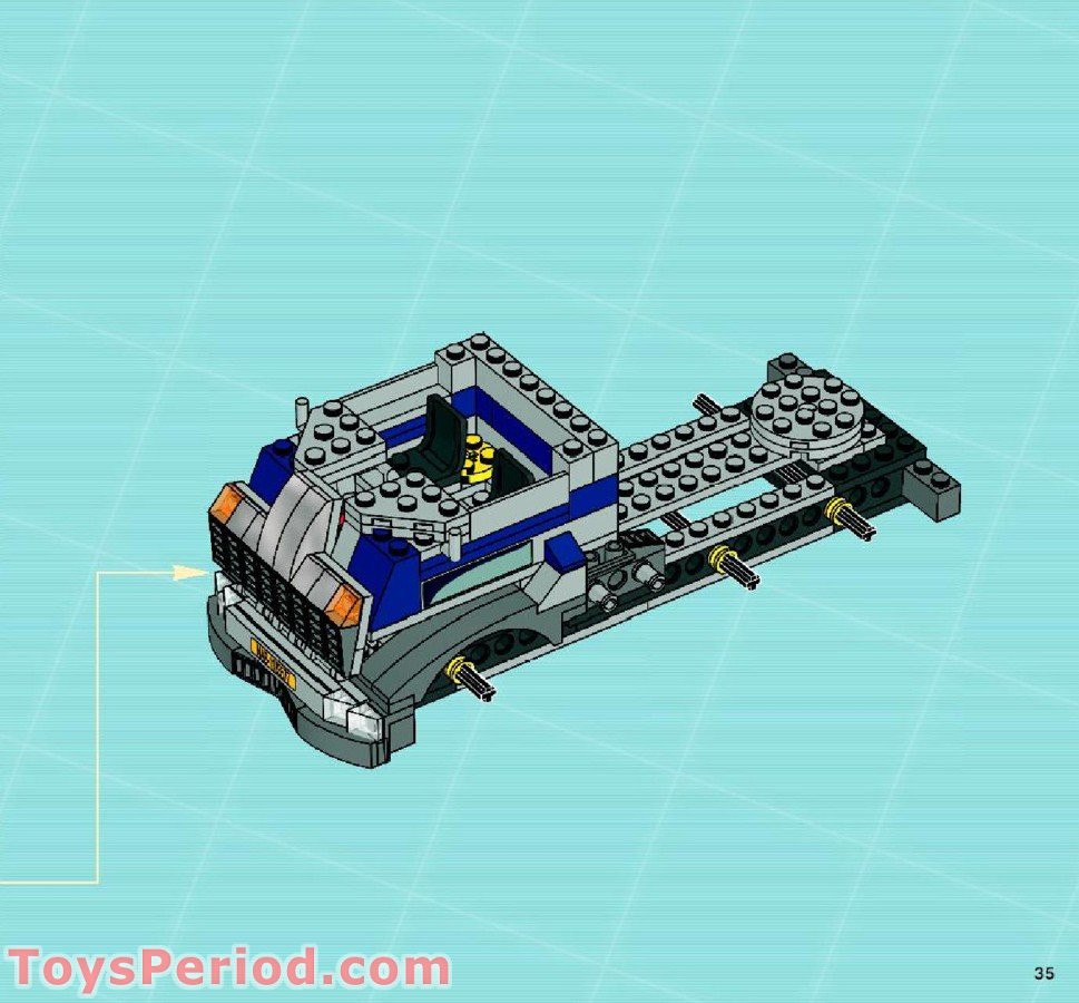 LEGO 8635 Mission 6: Mobile Command Center Instructions and Parts List