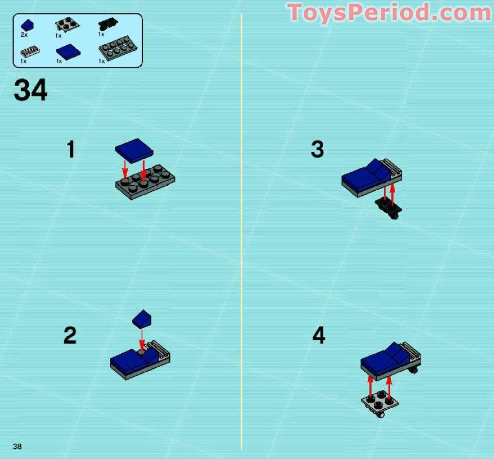 LEGO 8636 Mission 7: Deep Sea Quest Instructions and Parts List