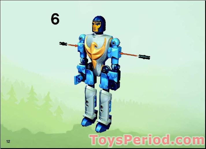 LEGO 8792 Sir Jayko Instructions and Parts List