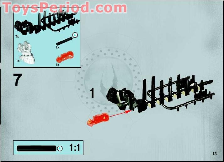 LEGO 8900 Reidak Instructions and Parts List