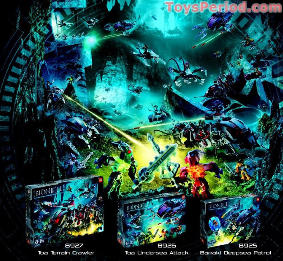 LEGO 8923 Hydraxon Instructions and Parts List