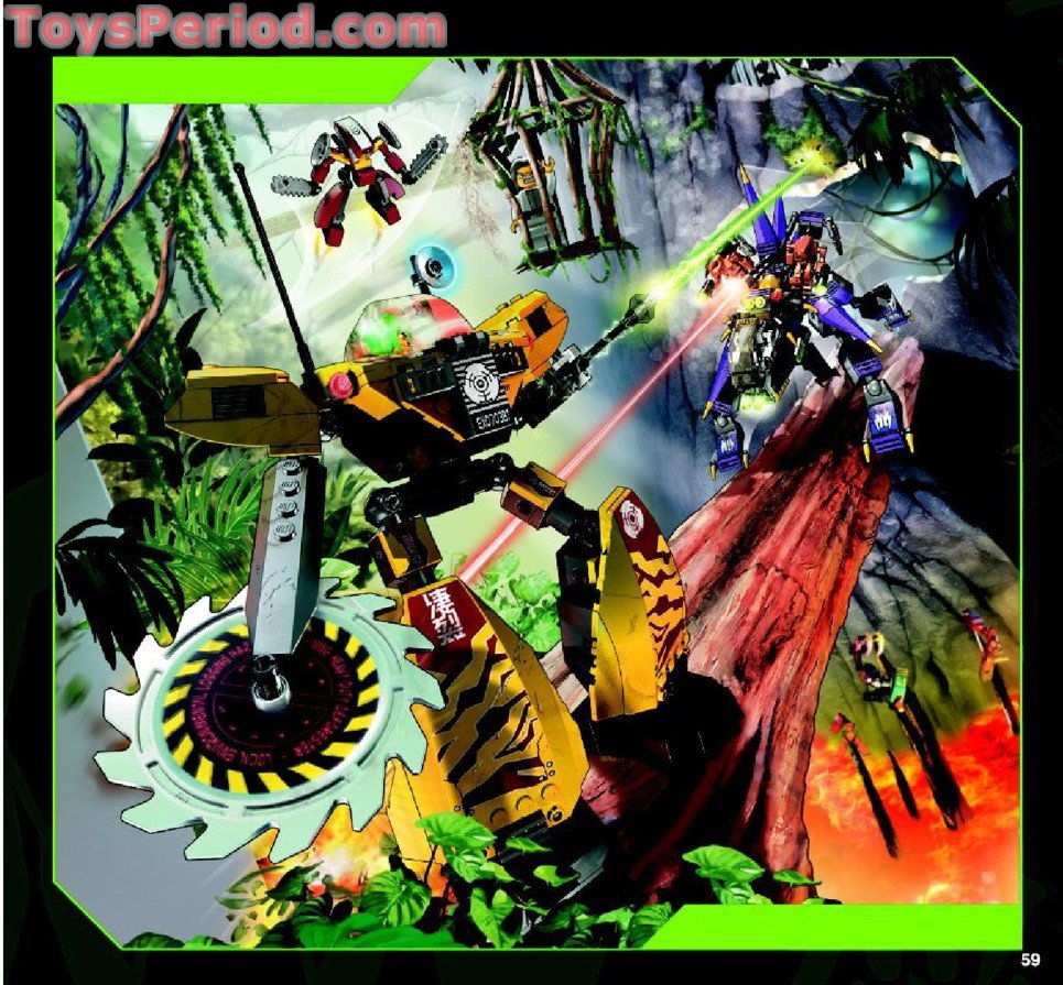 LEGO 8117 Storm Lasher Instructions and Parts List