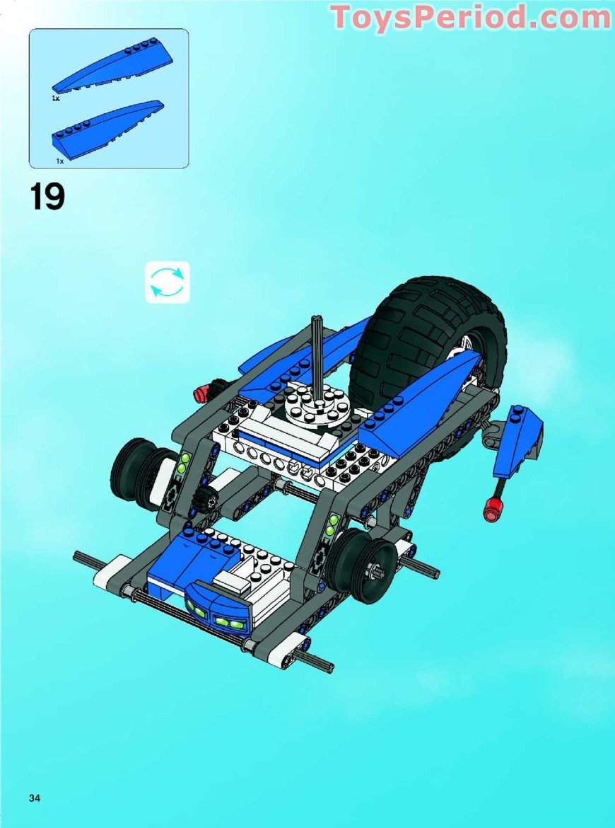 LEGO 8118 Hybrid Rescue Tank Instructions and Parts List