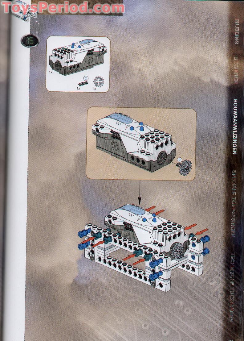 LEGO 9748 Droid Developer Kit Instructions and Parts List
