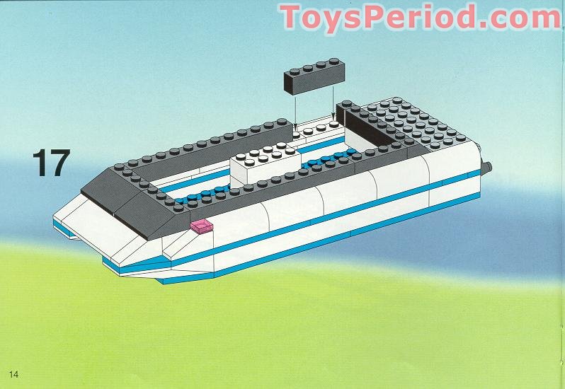 LEGO 2998 Stena Line Promotional Set: Hydrofoil Instructions and Parts List