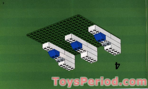 LEGO 3308 Shell Promotional Soccer Set - Tribune Instructions and Parts ...