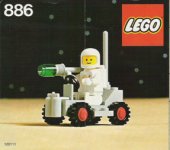 LEGO 886 Space Buggy Instructions and Parts List