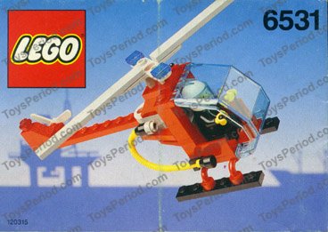 LEGO 6531 Flame Chaser Instructions and Parts List