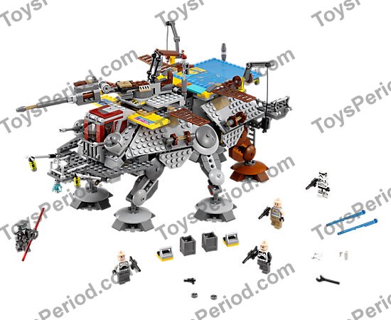 LEGO 75157 Captain Rex's AT-TE Set Parts List