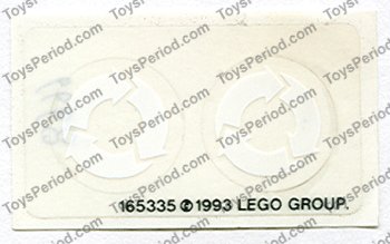 LEGO Sets with Part 6668stk01 Sticker Sheet for Set 6668 - (165335)