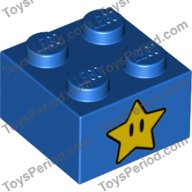 LEGO Sets with Part 3003pb121 Brick 2 x 2 with Yellow Star with Black ...