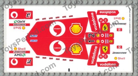 LEGO Sets with Part 8386stk01 Sticker Sheet for Set 8386 - (49856/4225251)