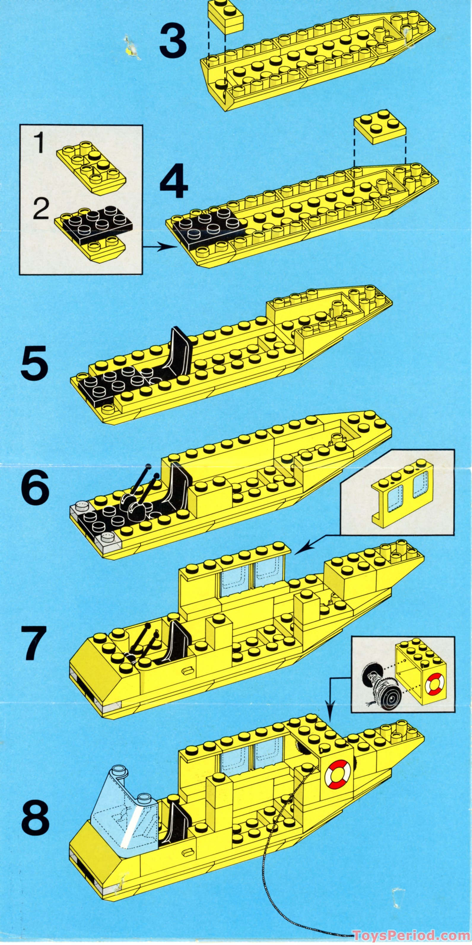 LEGO 6697 Rescue-I Helicopter Instructions and Parts List