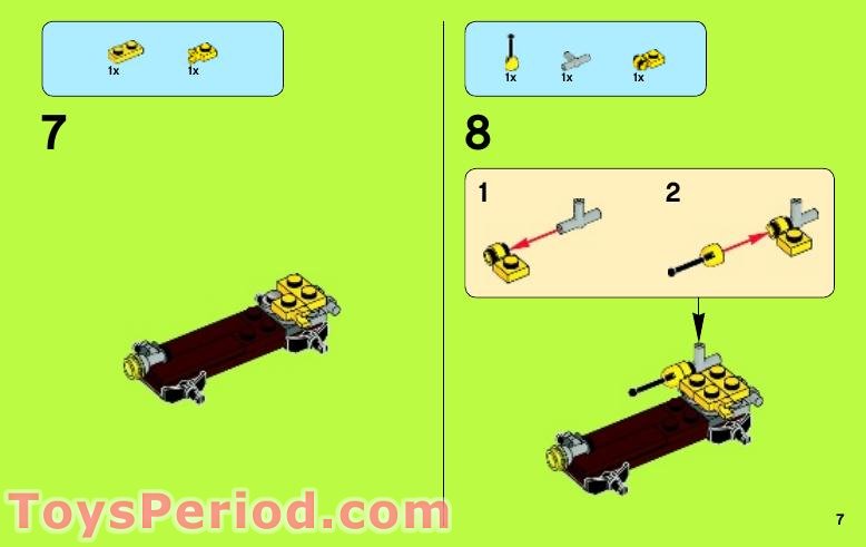 LEGO 79101 Shredder's Dragon Bike Instructions and Parts List