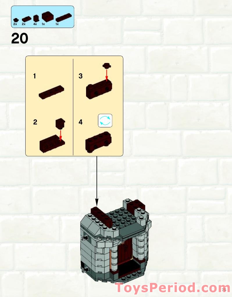 LEGO 10223 Kingdoms Joust Instructions and Parts List