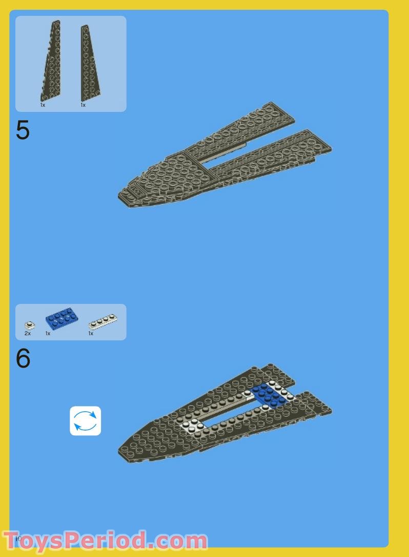 LEGO 10231 Shuttle Expedition Instructions and Parts List