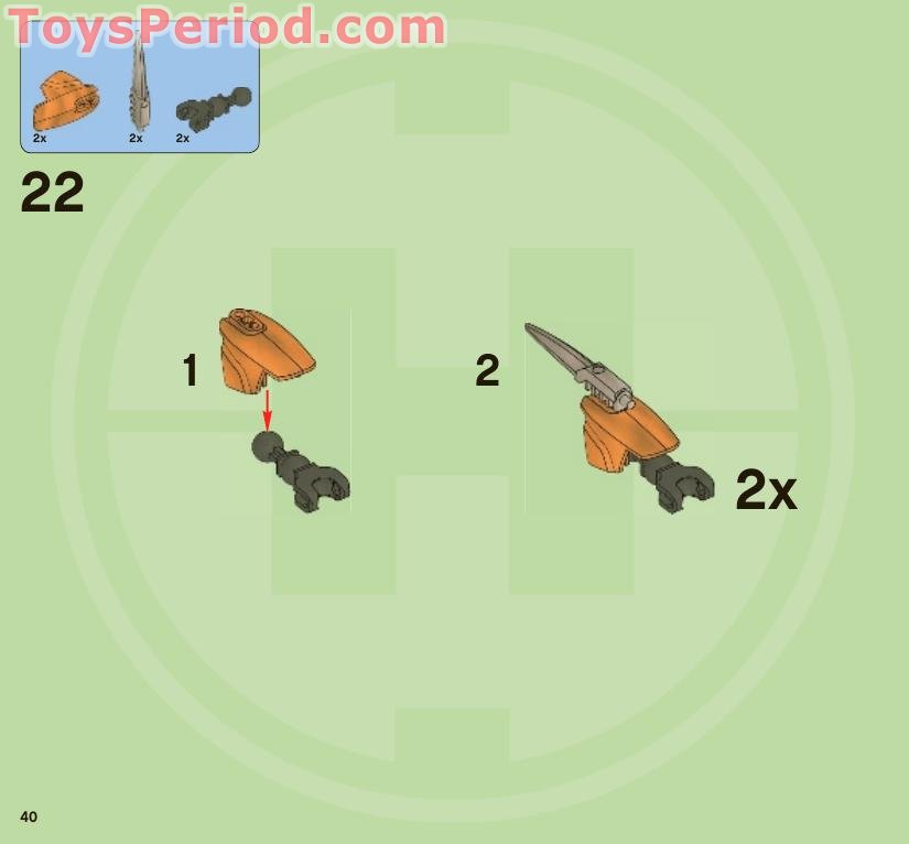 LEGO 2282 Rocka XL Instructions and Parts List