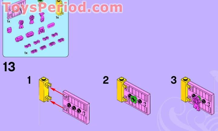 LEGO 3189 Heartlake Stables Instructions and Parts List