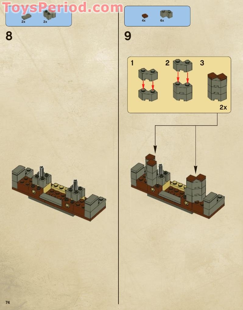 LEGO 4194 Whitecap Bay Instructions and Parts List
