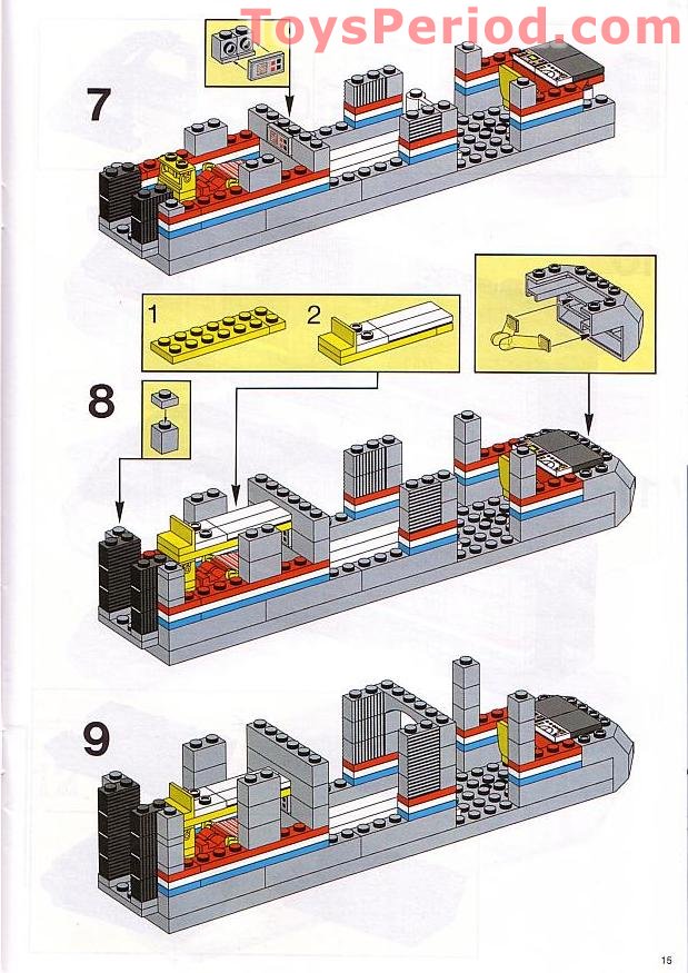 LEGO 10001 Metroliner Instructions and Parts List