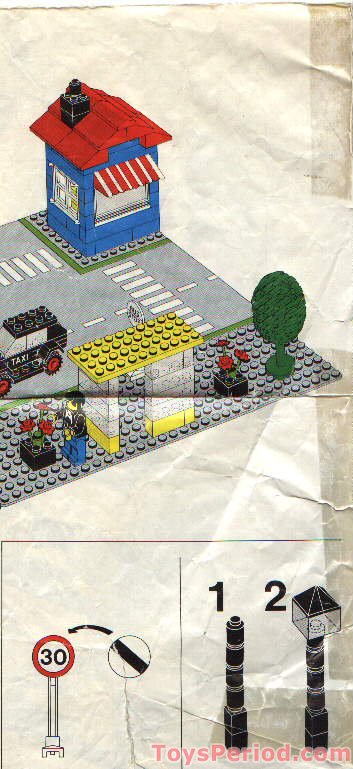 LEGO 1589-1 Town Square Instructions and Parts List