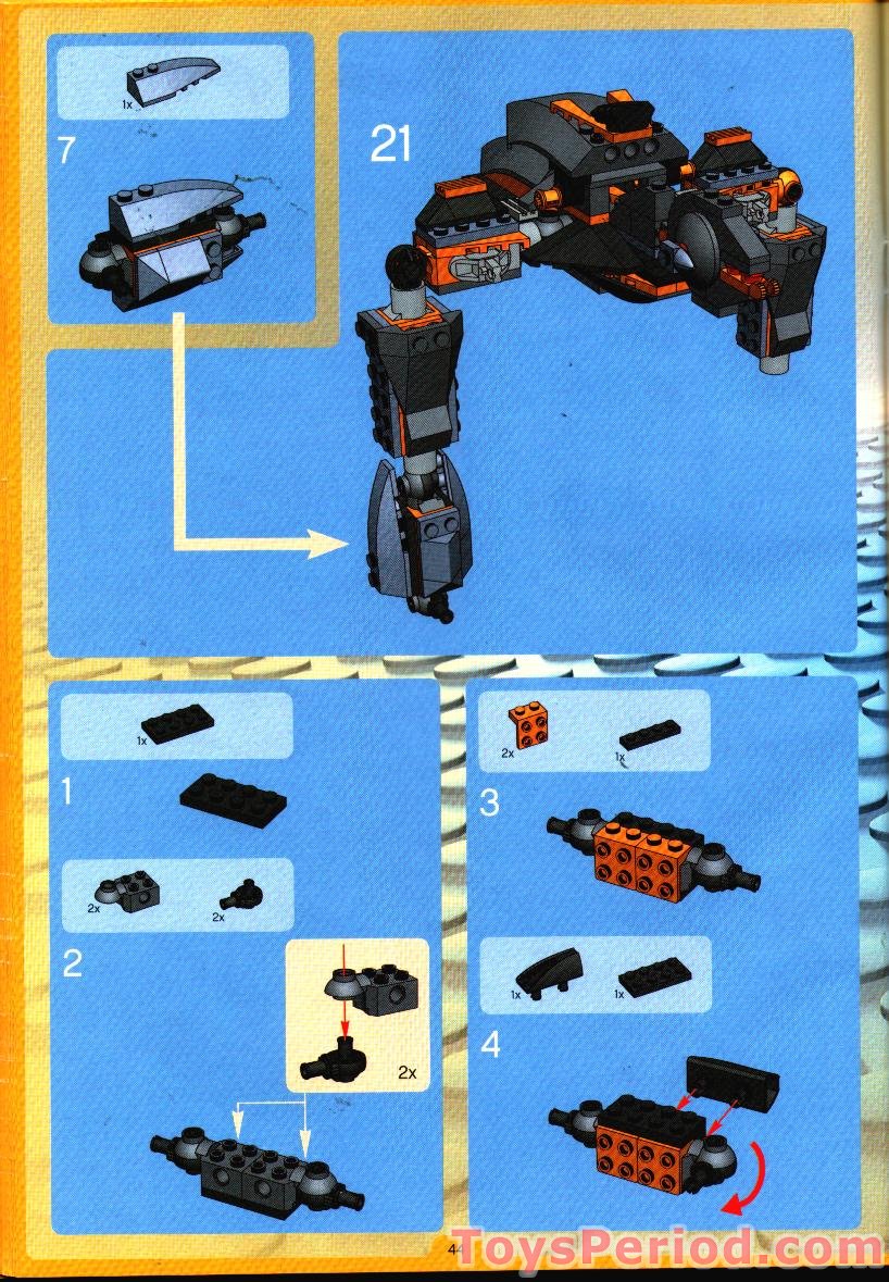 LEGO 4508 Titan Xp Instructions and Parts List