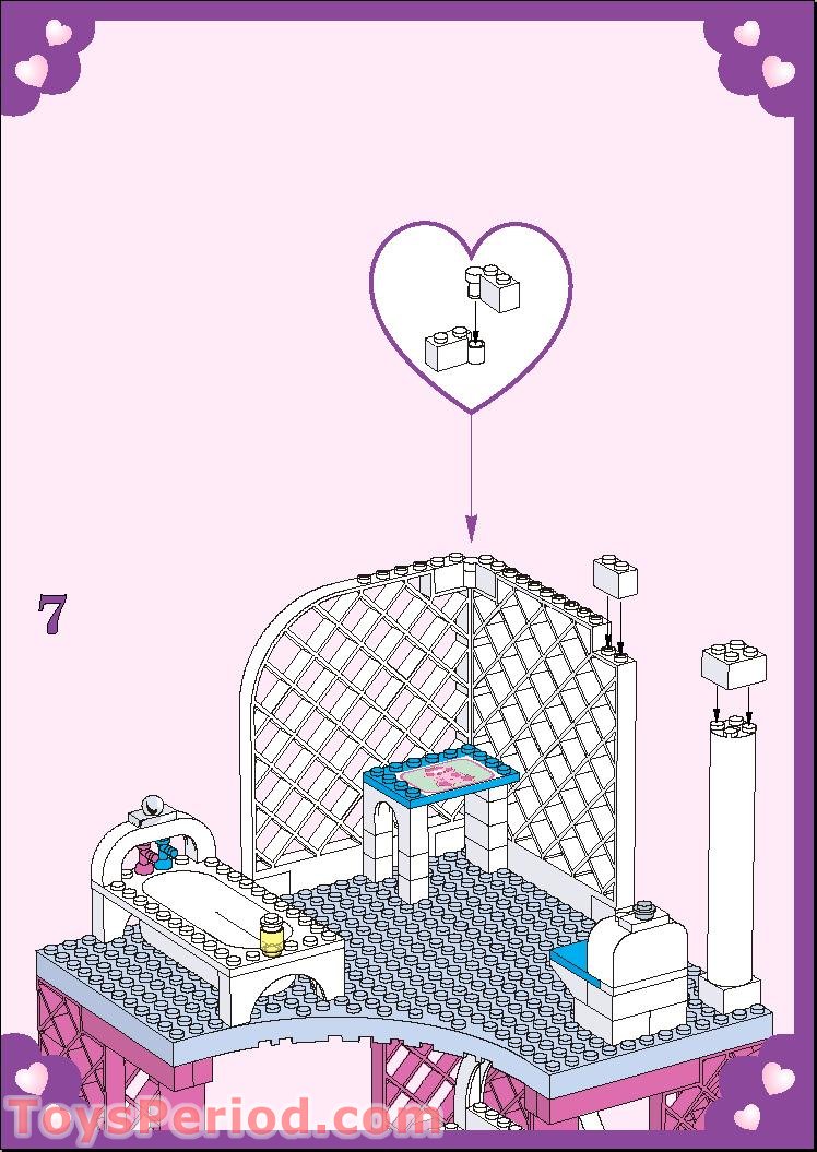 LEGO 5895 Belville Family Villa Instructions and Parts List
