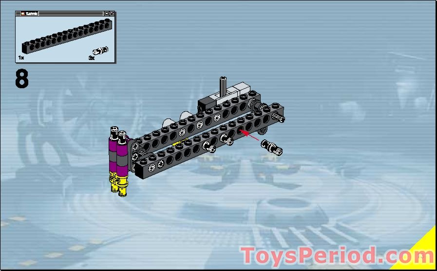 LEGO 5218 Pneumatic Pack Instructions and Parts List