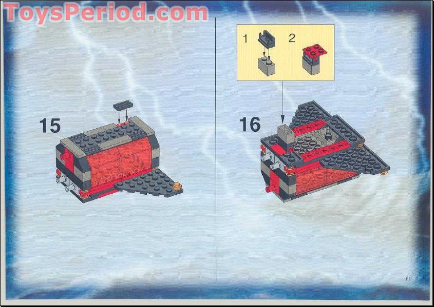 LEGO 6776 Ogel Control Center Instructions and Parts List