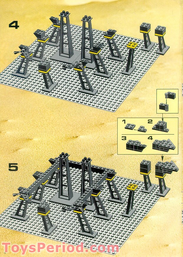 LEGO 6987 Message-Intercept Base Instructions and Parts List