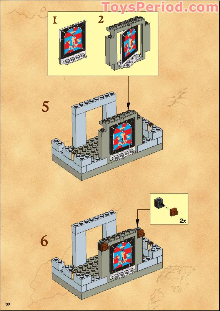 LEGO 6098 King Leo's Castle Instructions and Parts List