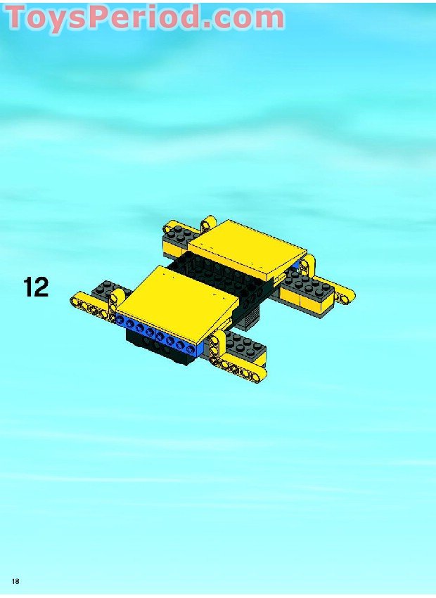 LEGO 7632 Crawler Crane Instructions and Parts List
