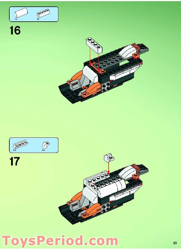 LEGO 7649 MT-201 Ultra-Drill Walker Instructions and Parts List