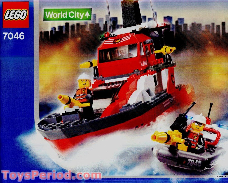 LEGO 7046 Fire Command Craft Set Parts Inventory and Instructions ...