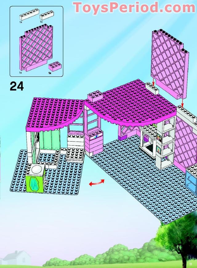 LEGO 7586 Sunshine Home Instructions and Parts List