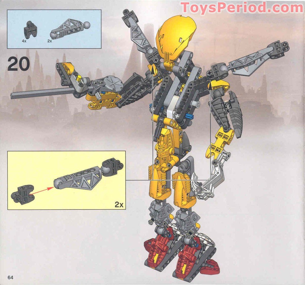 LEGO 8756 Sidorak Instructions and Parts List