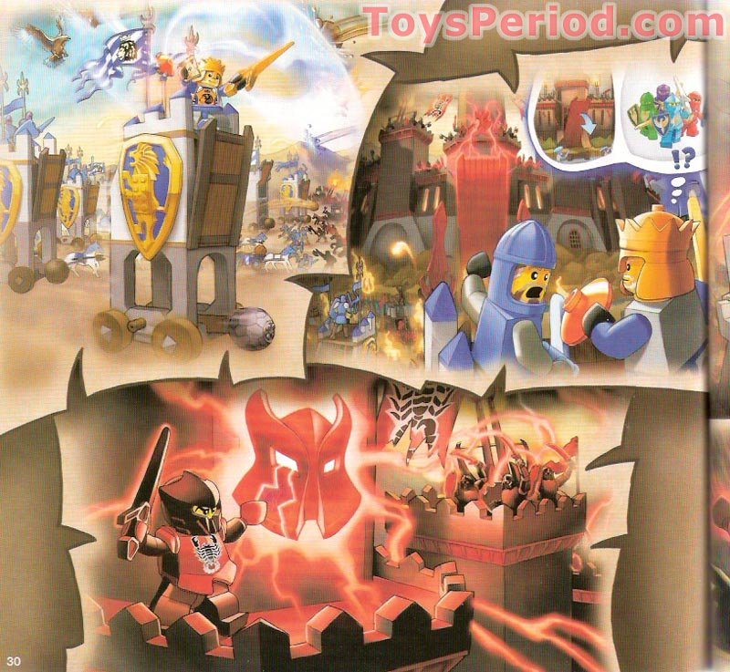 LEGO 8875 King's Siege Tower Instructions and Parts List