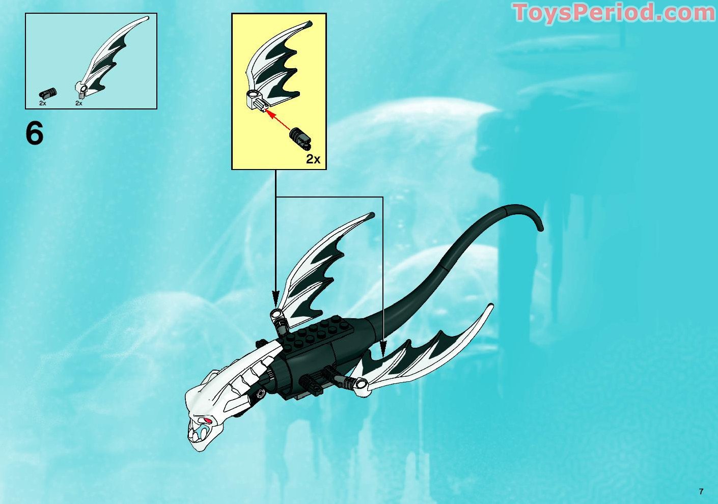 LEGO 8927 Toa Terrain Crawler Instructions and Parts List