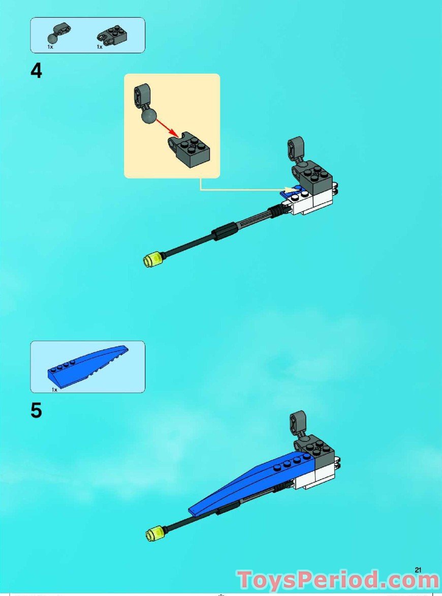 LEGO 8118 Hybrid Rescue Tank Instructions and Parts List