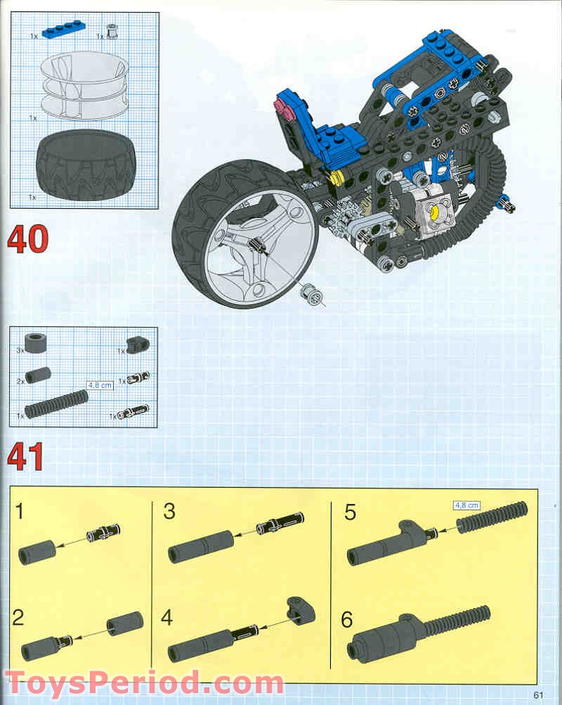 LEGO 8417 Mag Wheel Master Instructions and Parts List