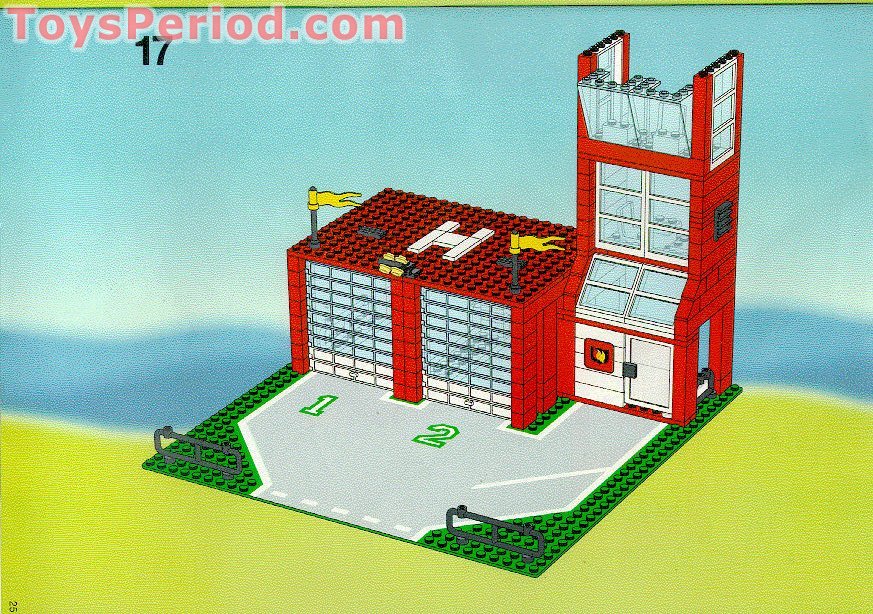 LEGO 6571 Flame Fighters Instructions and Parts List