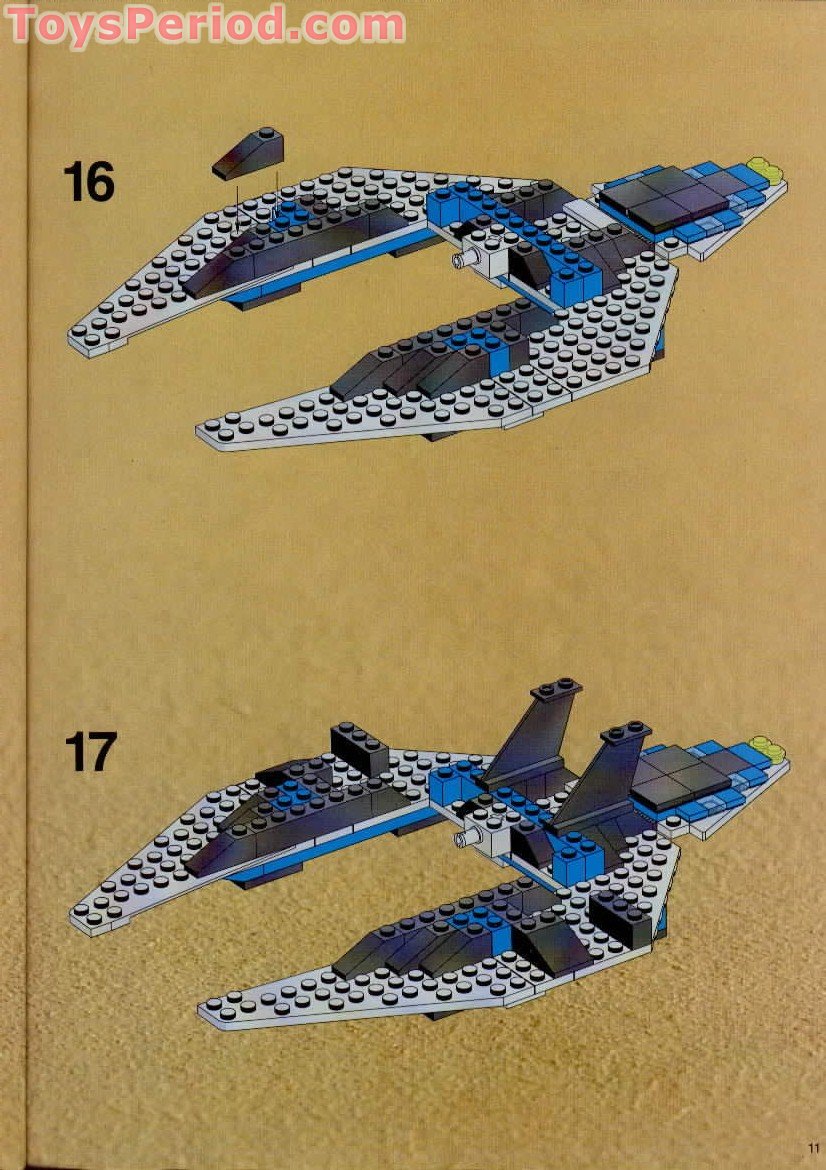 LEGO 1789 Star Hawk II Instructions and Parts List