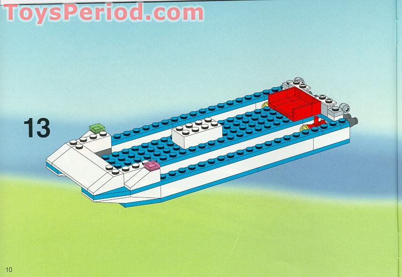 LEGO 2998 Stena Line Promotional Set: Hydrofoil Instructions and Parts List