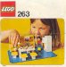 LEGO 263-1 Kitchen Set with 2 Figures Instructions and Parts List