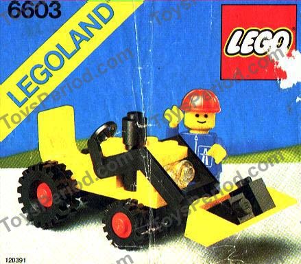 LEGO 6603 Shovel Truck Instructions and Parts List