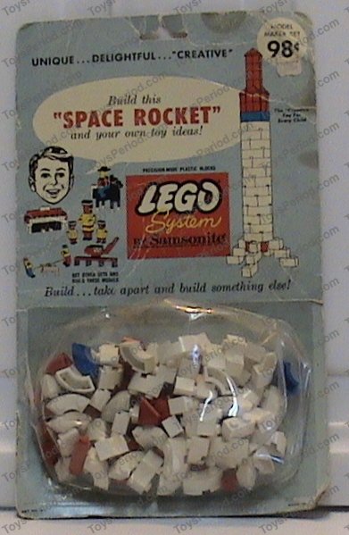 LEGO 801-3 Space Rocket Set Parts List