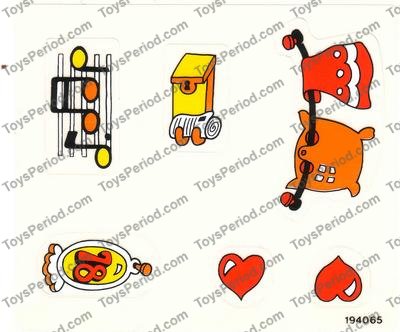 LEGO Sets with Part 3678stk01 Sticker Sheet for Set 3678 - (194065)