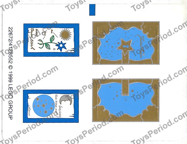 LEGO Sets with Part 5825stk02 Sticker Sheet for Set 5825 - Sheet 2 ...