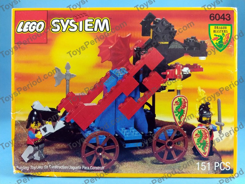 Castle Theme Sets - LEGO 6043 Dragon Defender Knights Castle Siege Set ...