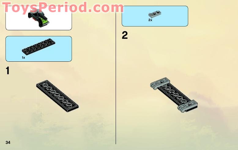 LEGO 70501 Warrior Bike Instructions and Parts List